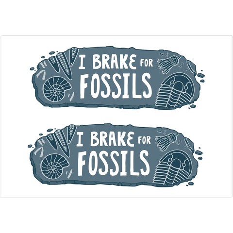 I Brake For Fossils bumper stickers – Studio 252MYA